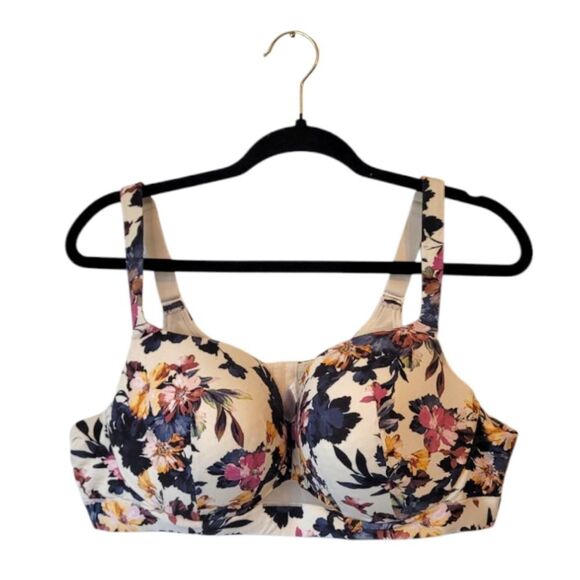 Cacique | Intimates & Sleepwear | Cacique Cream Floral Lightly Lined ...